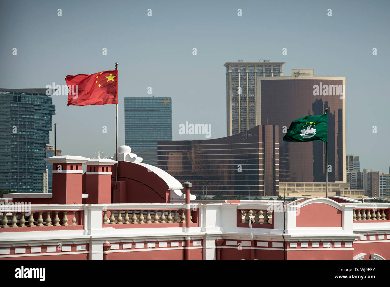 Macau china flag hi-res stock photography and images - Alamy
