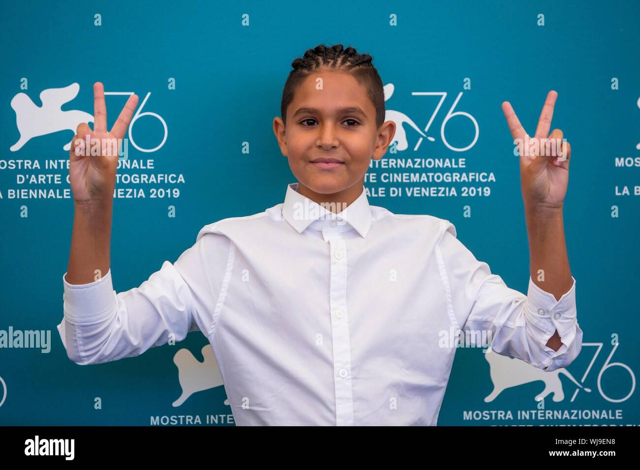 Venice, Italy. 3rd Sep 2019. Petr Kotlár poses at the photo call of ...