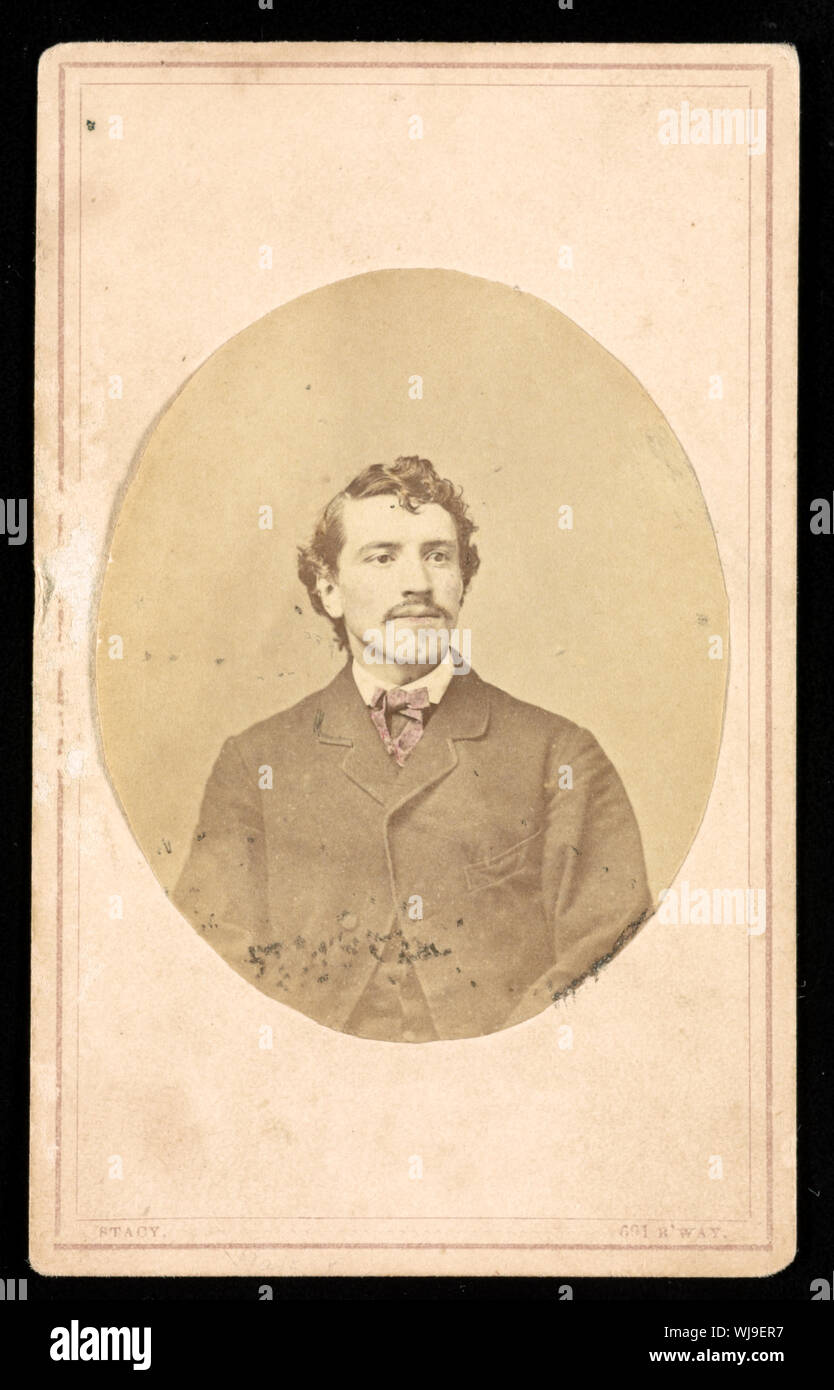 Half-length portrait of a man facing front / Stacy, 691 B'way Stock ...