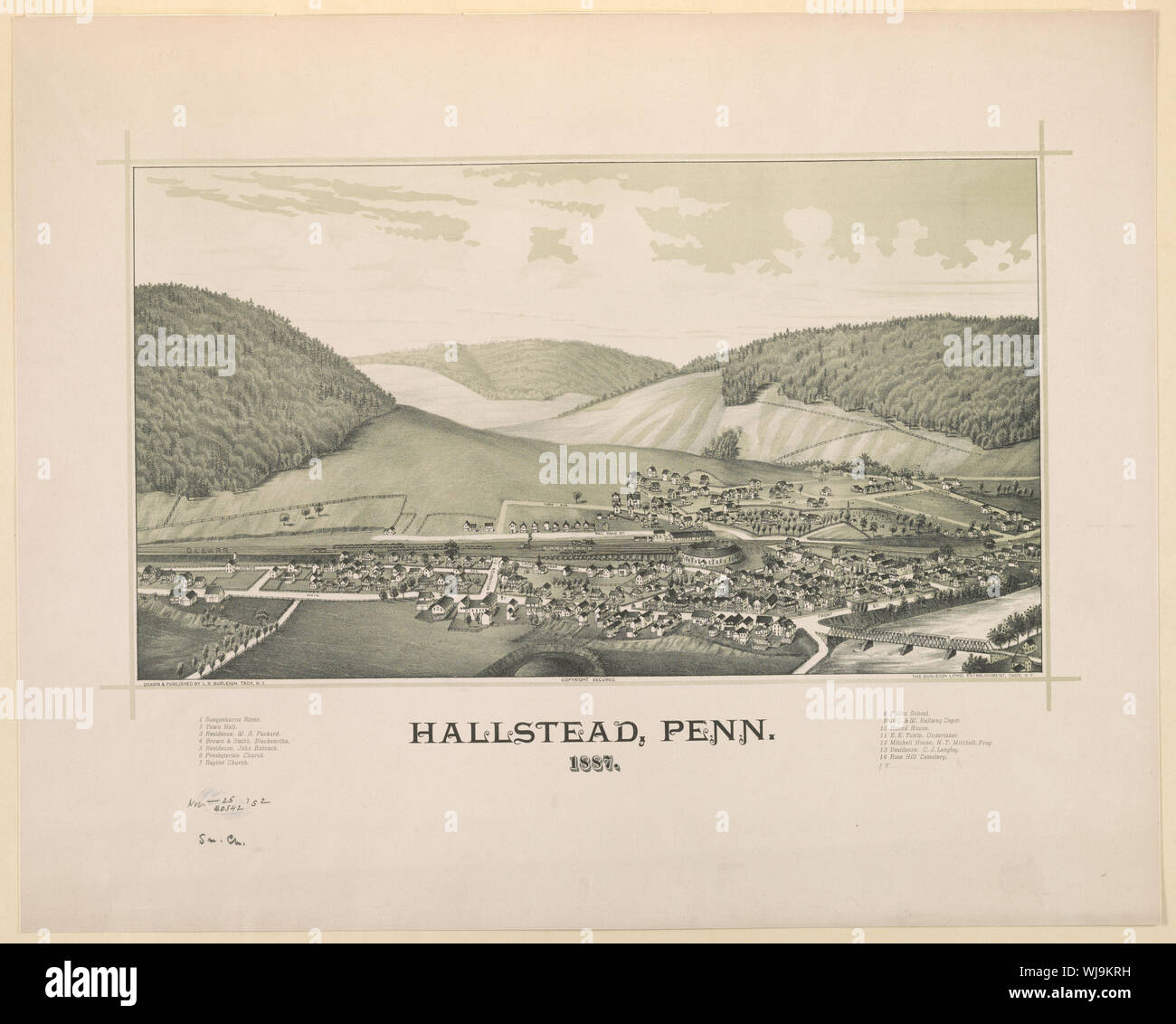 Hallstead hi-res stock photography and images - Alamy