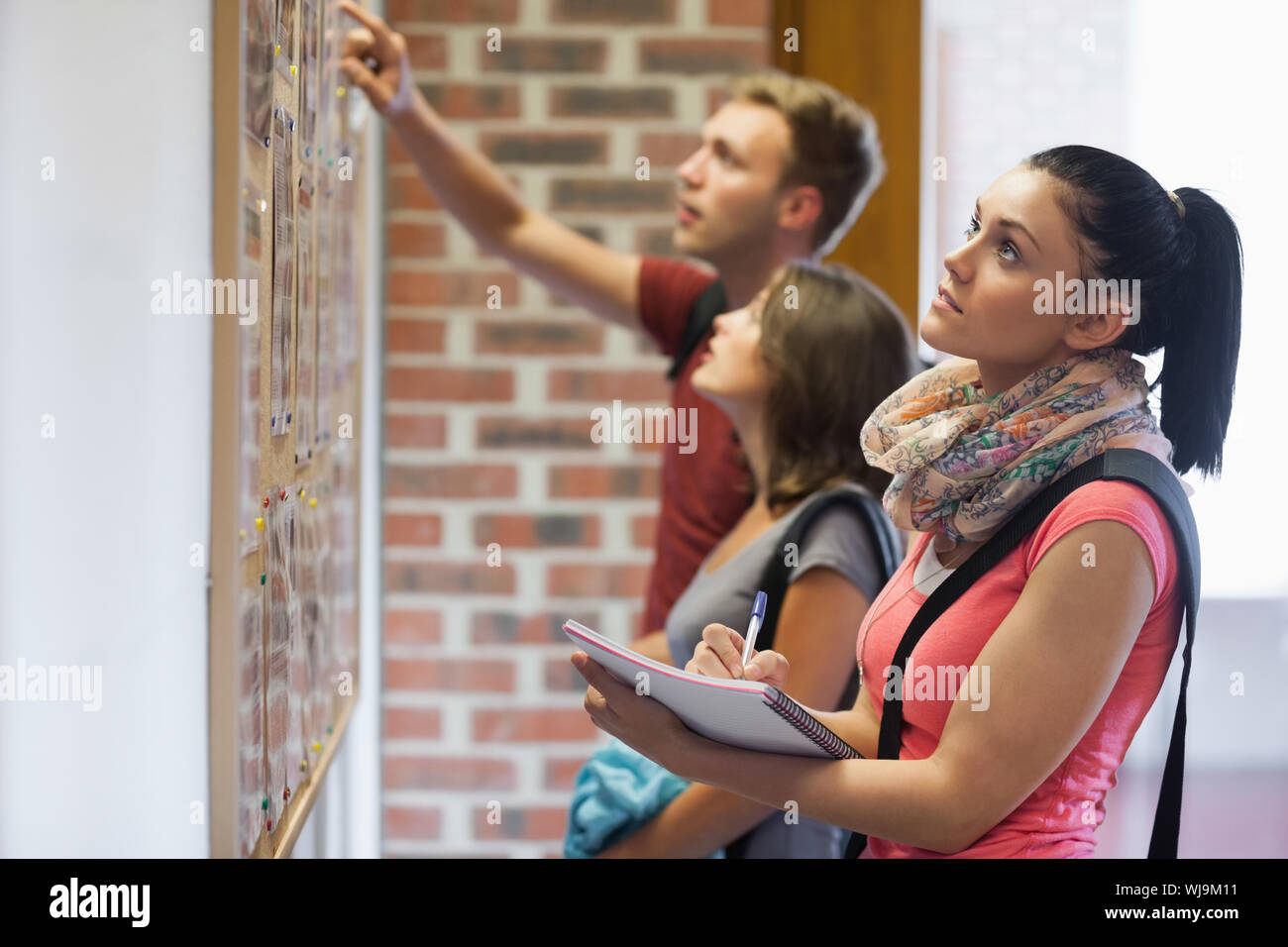 University students notice board hi-res stock photography and images ...