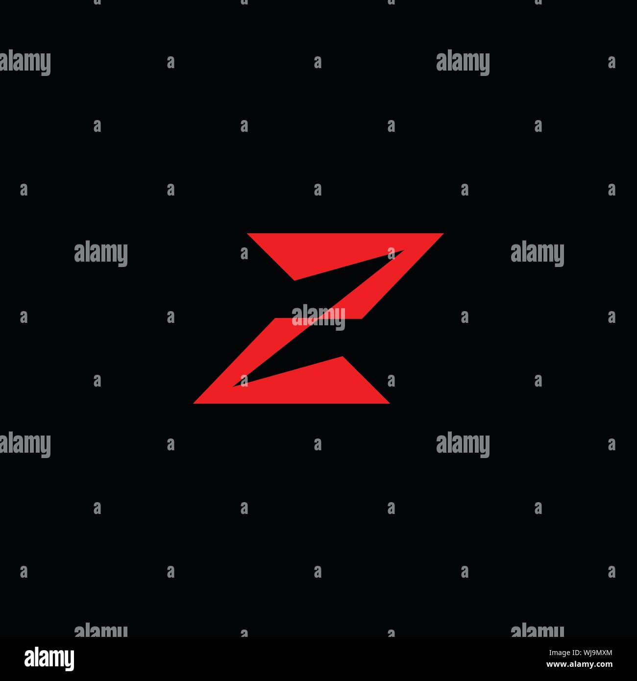 Creative Innovative Initial Letter logo ZZ Z. Minimal luxury Monogram ...