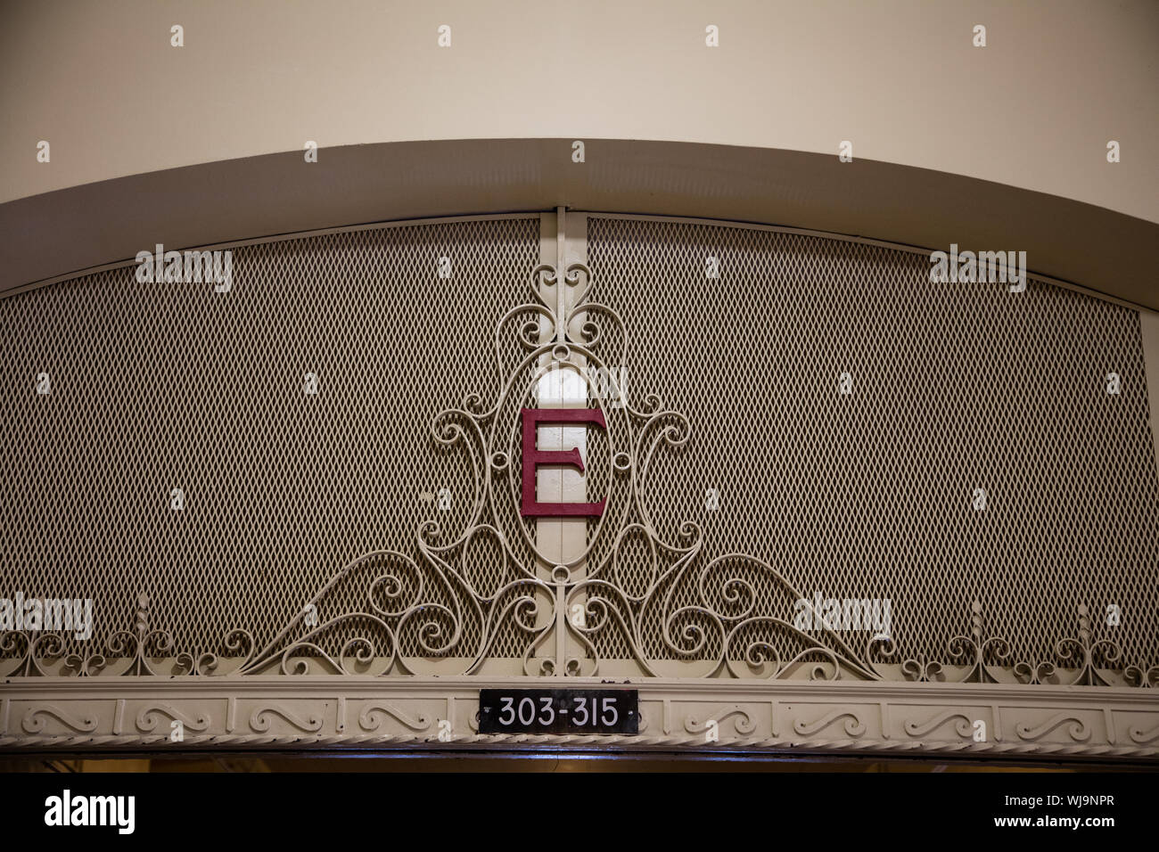 Hallway detail inside East High School in Denver, Colorado Stock Photo ...