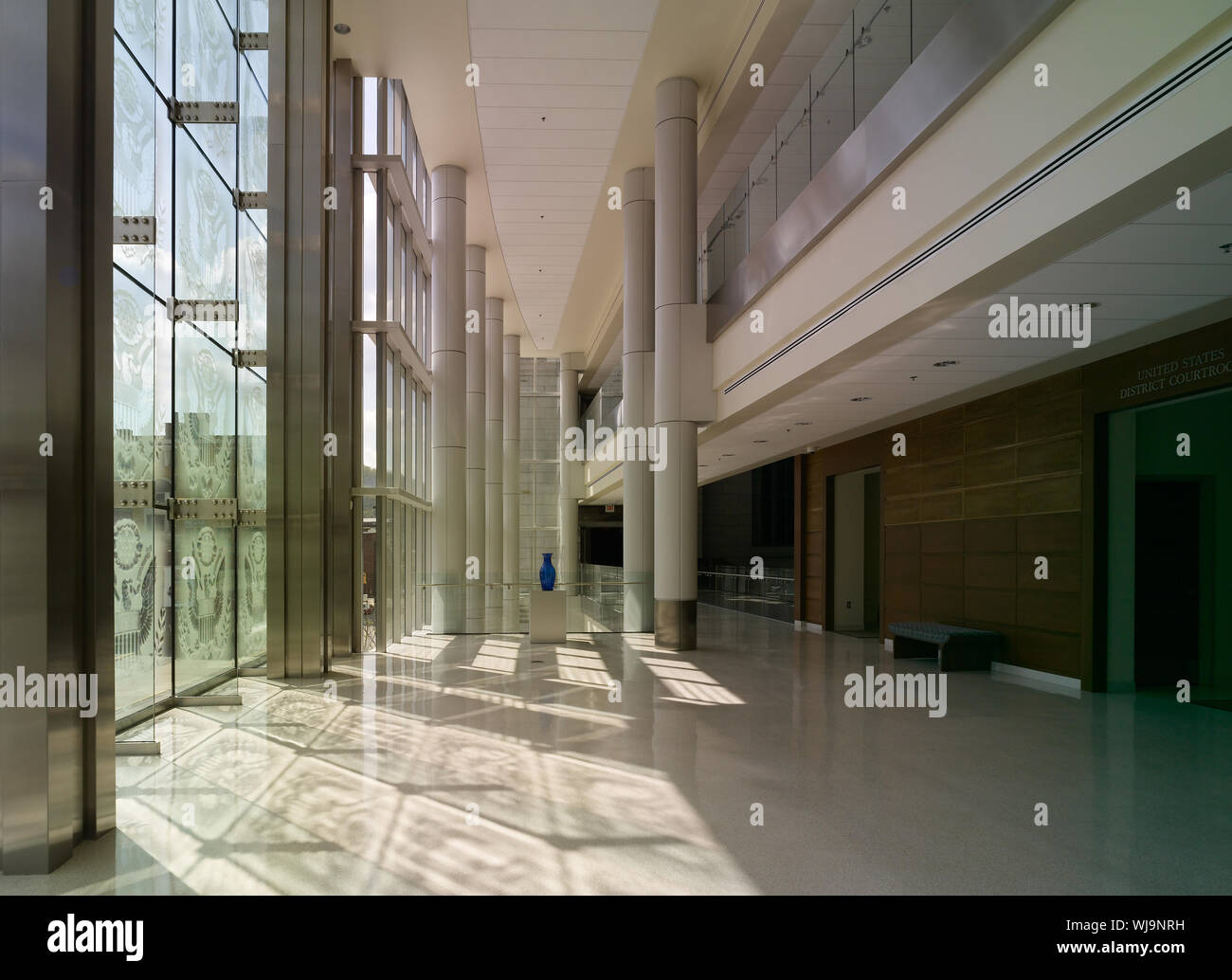 Hallway new addition, Federal Building and U.S. Courthouse, Wheeling ...