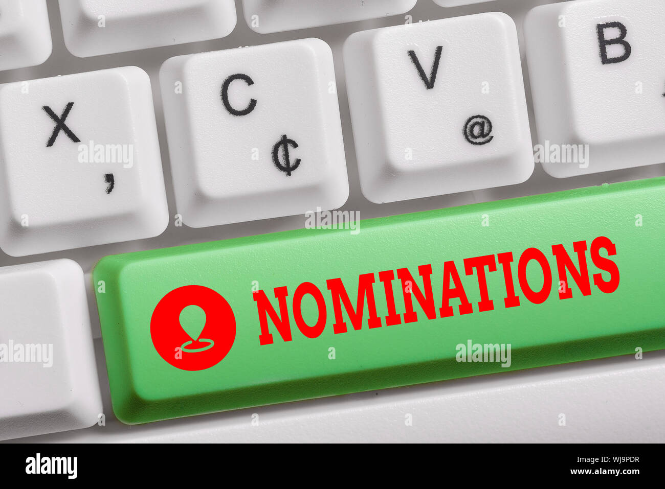 Conceptual hand writing showing Nominations. Concept meaning the act of ...