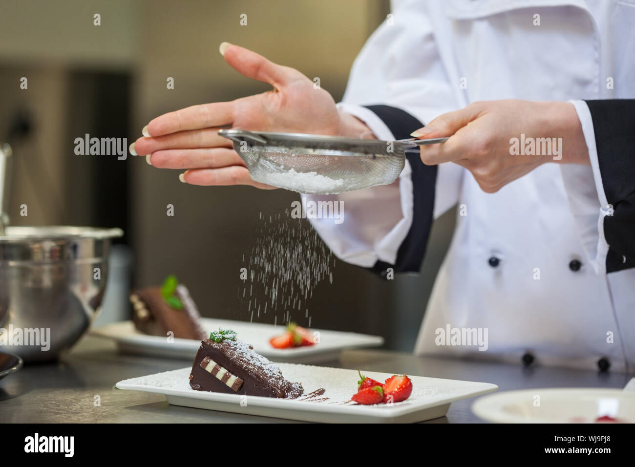 Woman Finishing Her Plate High Resolution Stock Photography and Images ...