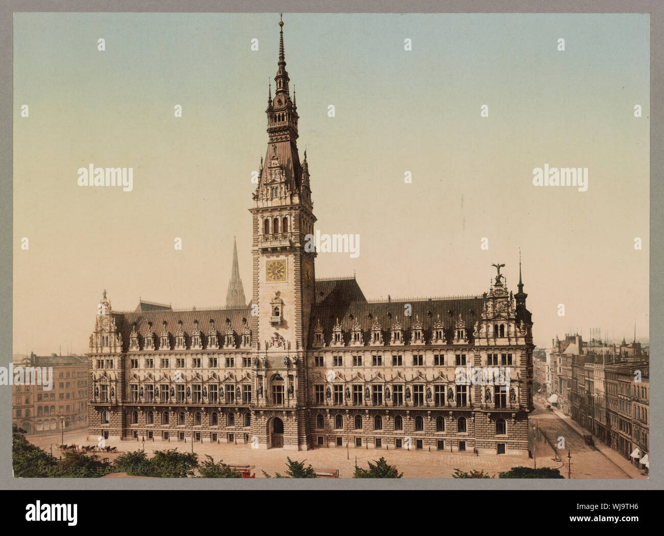 The historic significance of hamburg city hall hi-res stock photography ...