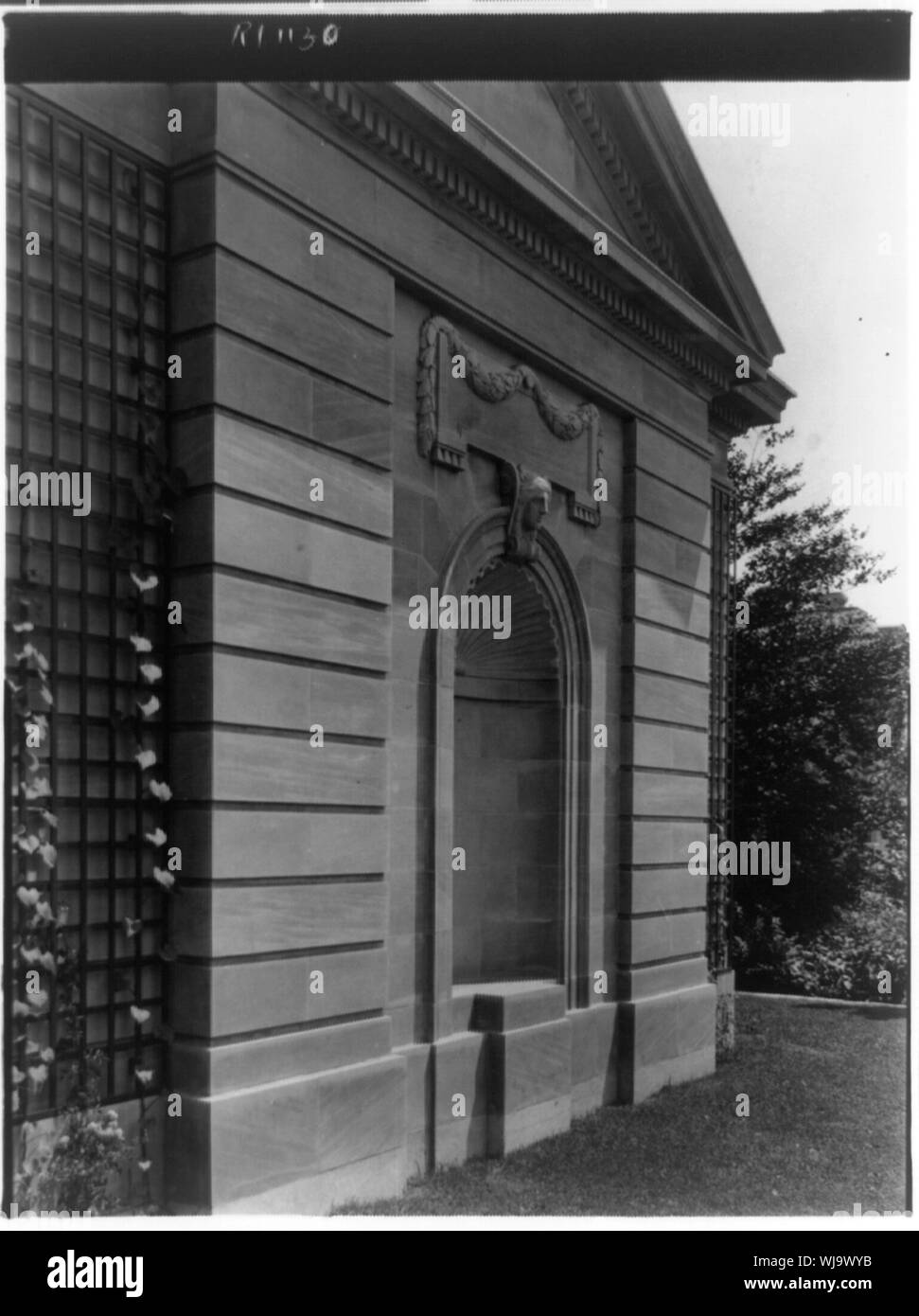 Hamilton Rice Home in Newport, Rhode Island, exterior detail Stock ...