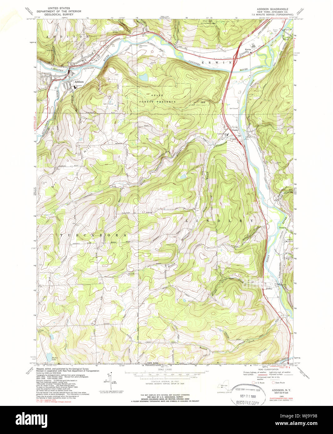 Addison new york map Cut Out Stock Images & Pictures - Alamy