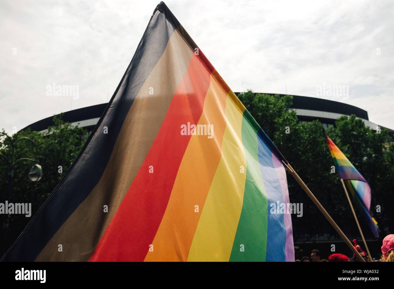 Berlin pride flag hi-res stock photography and images - Alamy