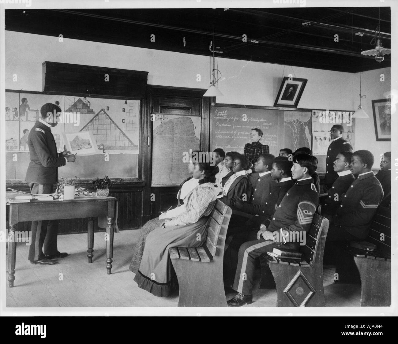 African american male college Black and White Stock Photos & Images - Alamy