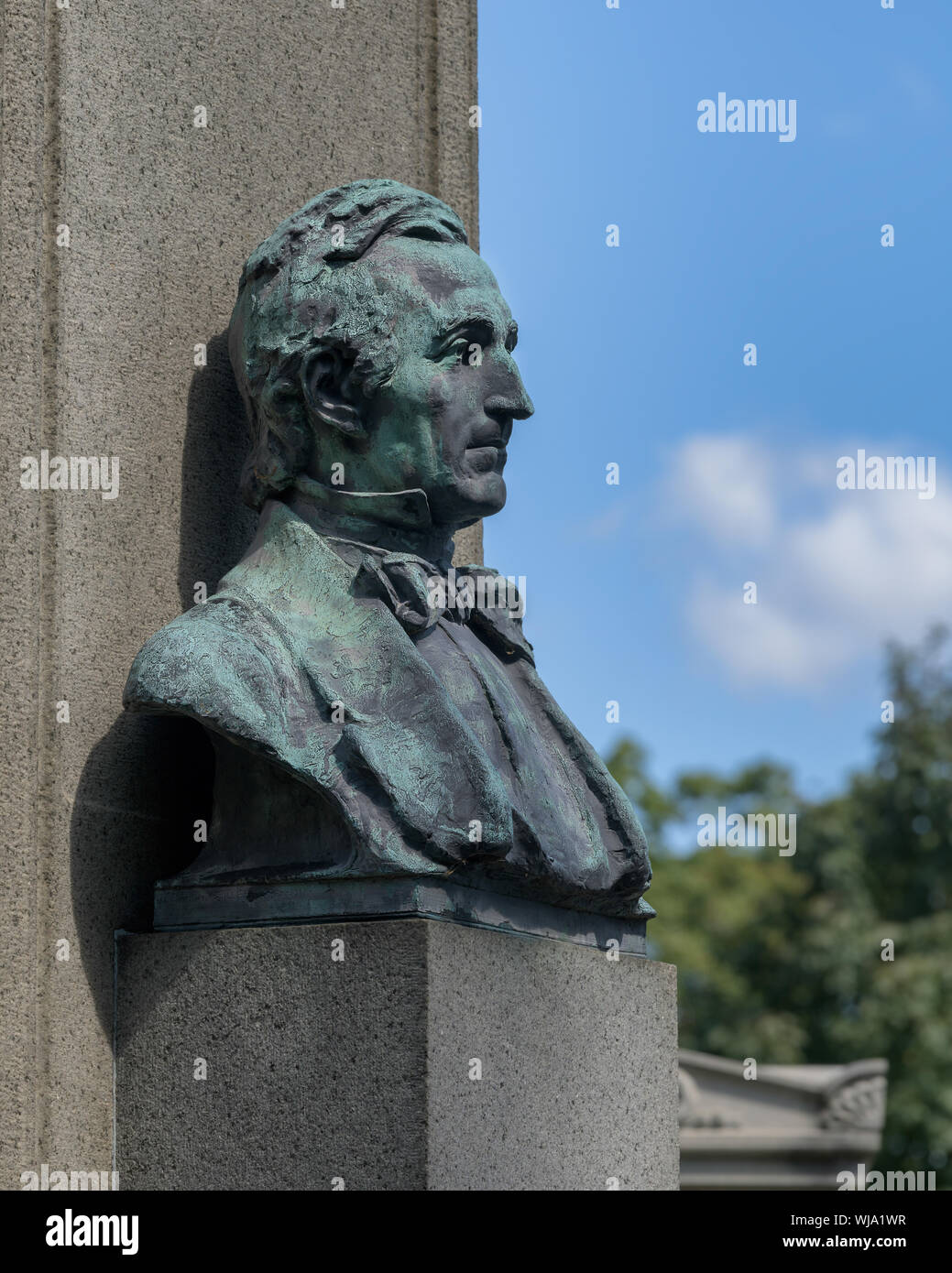 President President John Tyler tomb at Hollywood Cemetery in Richmond ...