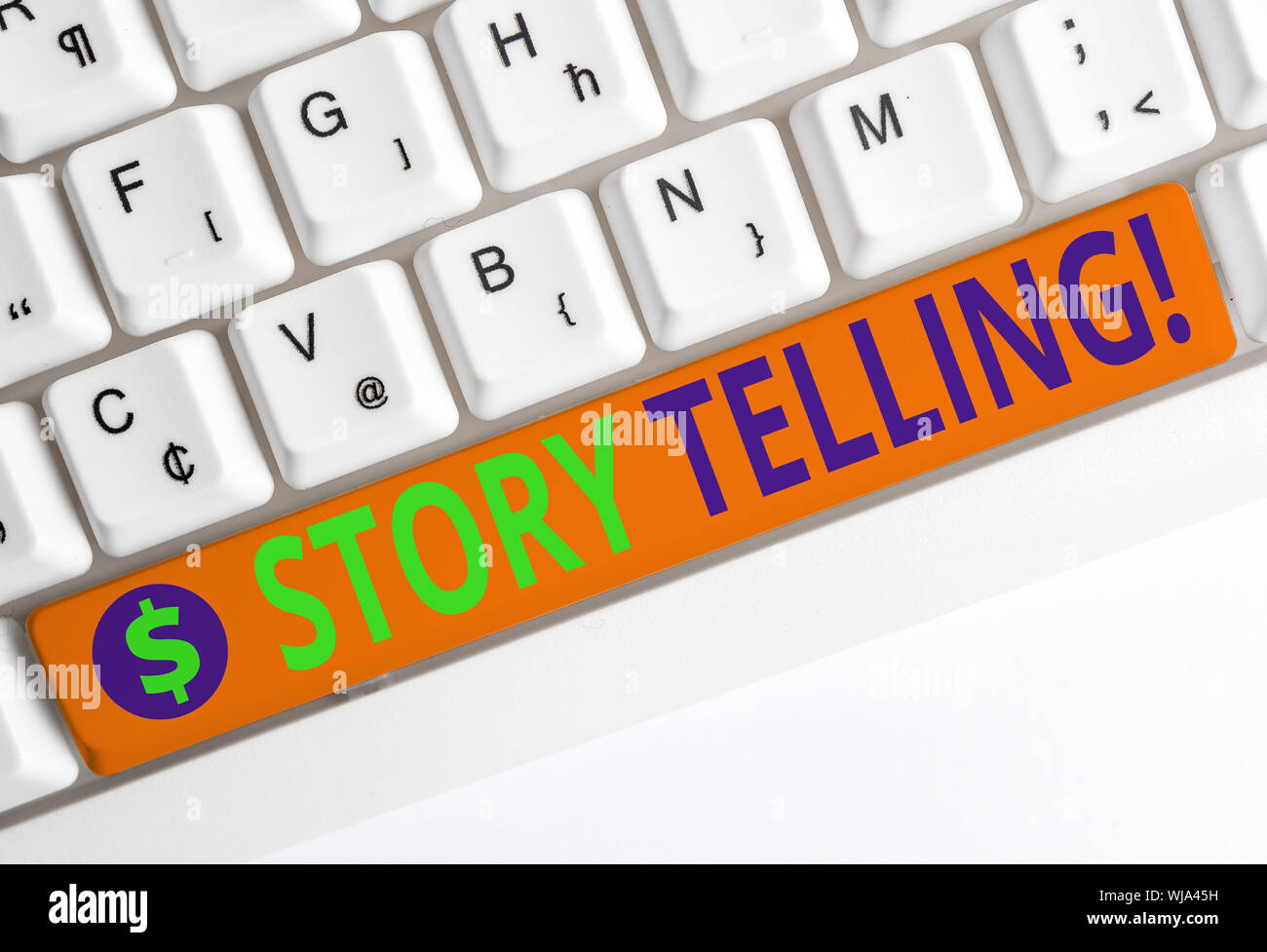 Conceptual hand writing showing Story Telling. Concept meaning activity ...