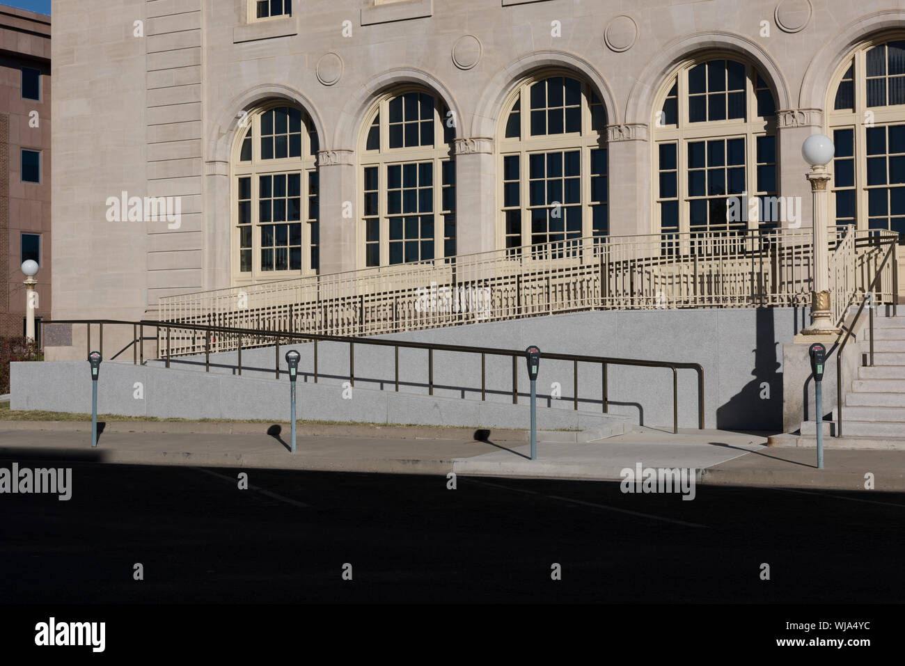 Handicap ramp. Wayne N. Aspinall Federal Building and U.S. Courthouse ...