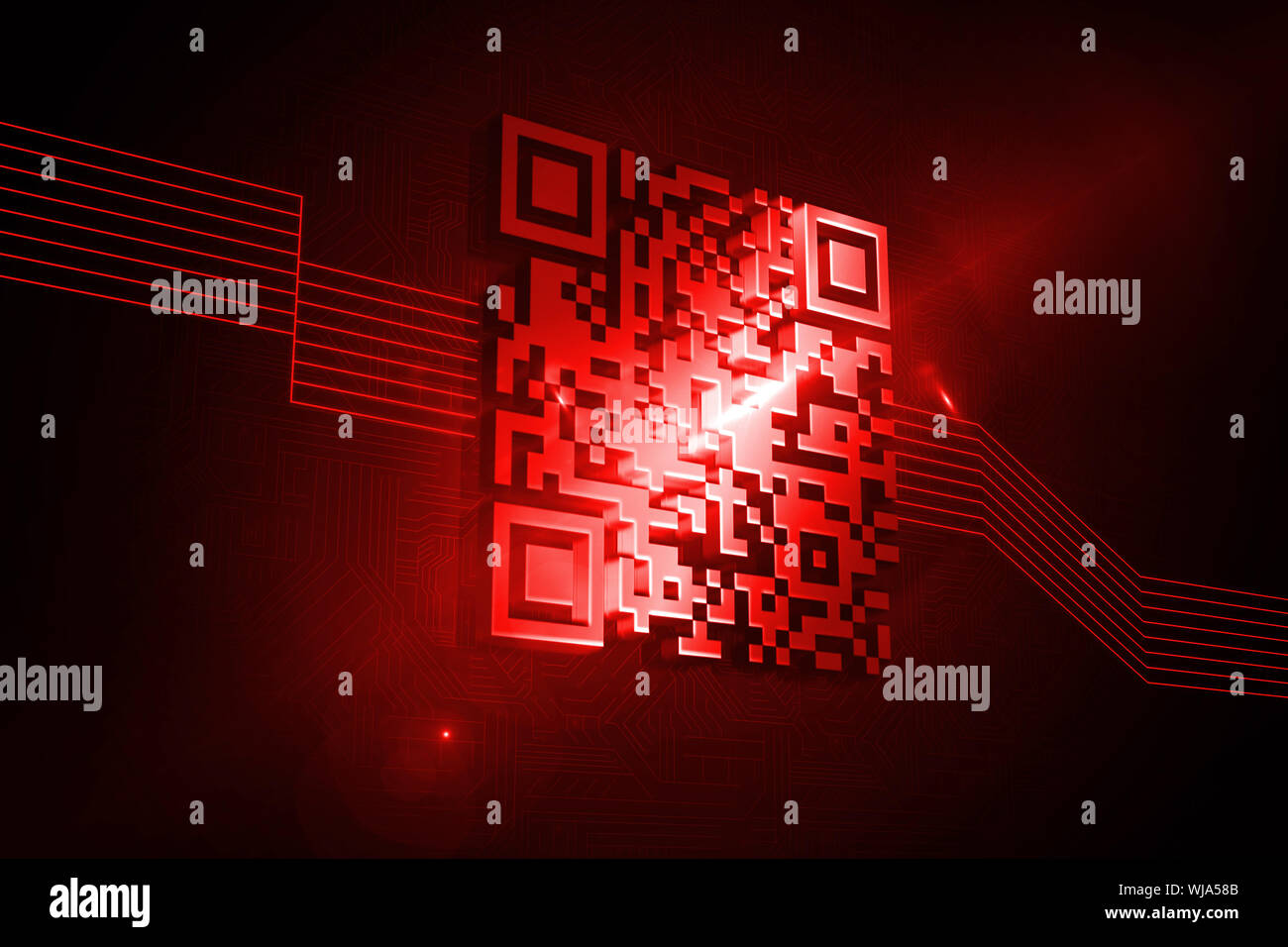 Red Barcode High Resolution Stock Photography and Images - Alamy