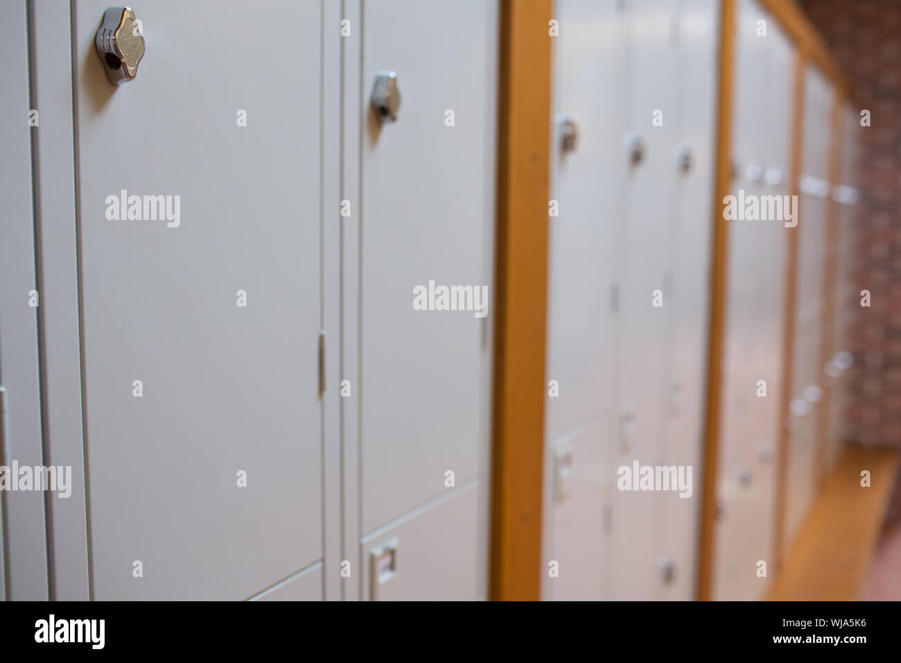 Close up lockers in locker hi-res stock photography and images - Alamy