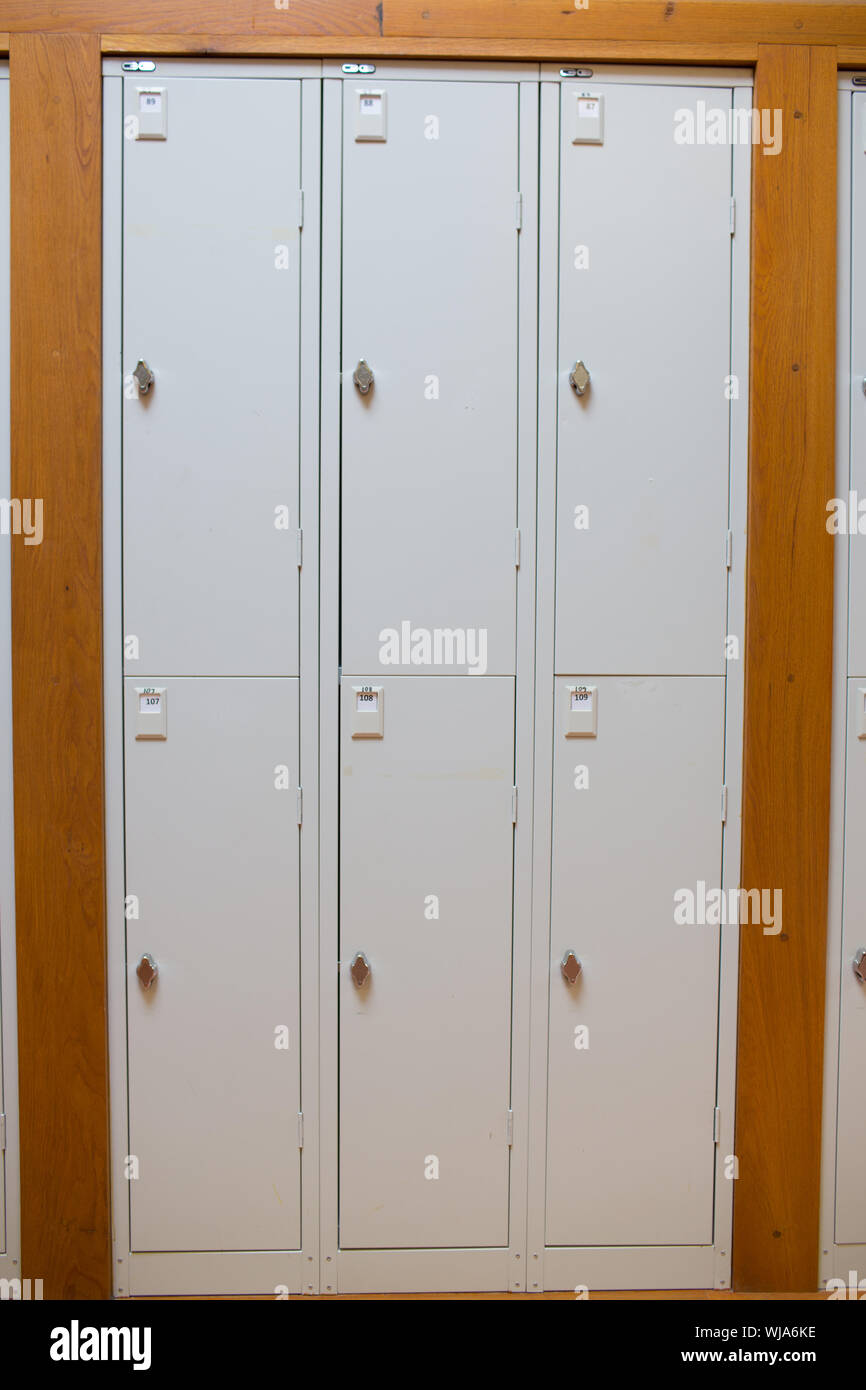 Close up lockers in locker hi-res stock photography and images - Alamy