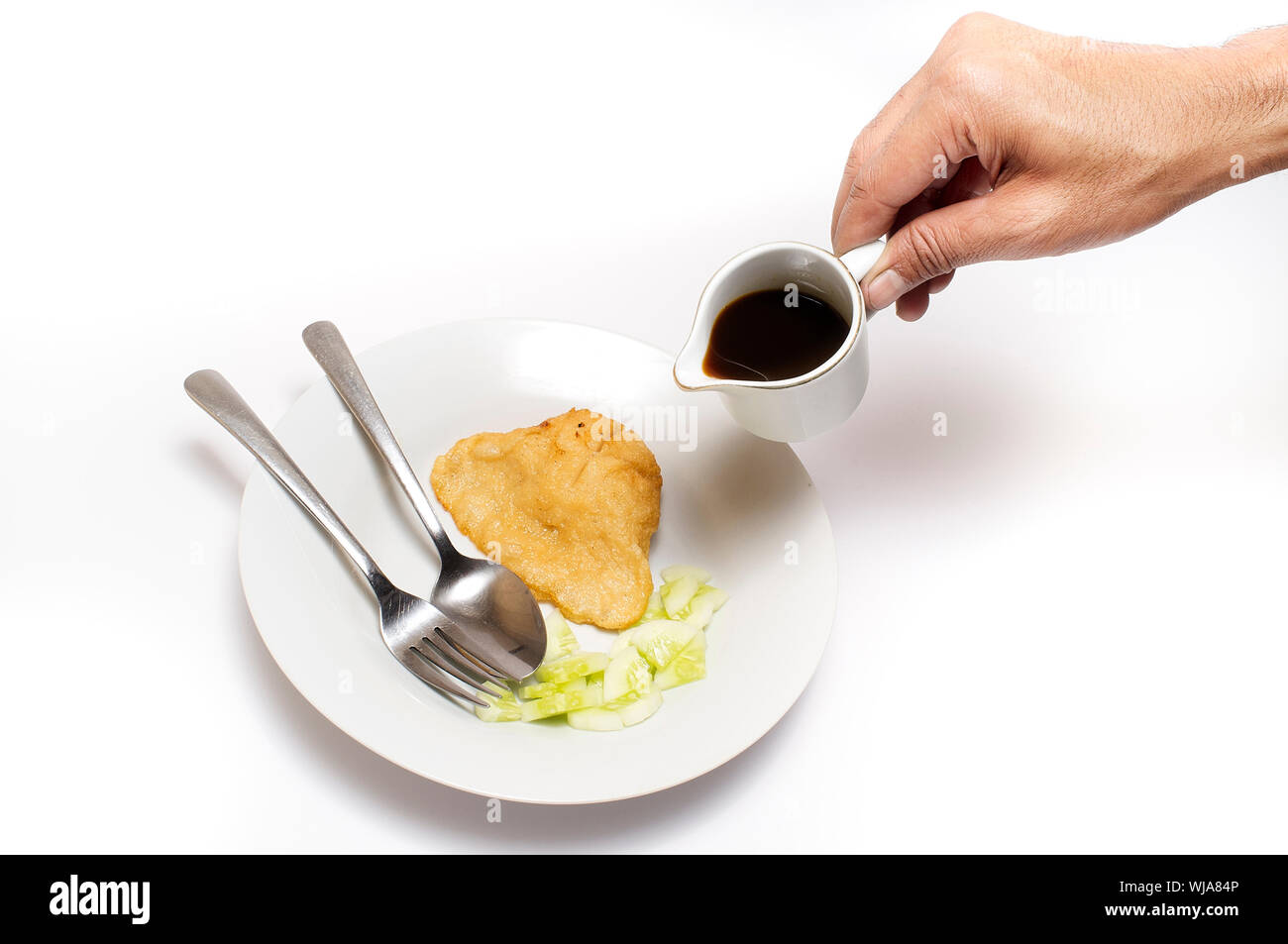 Pouring Sauce High Resolution Stock Photography and Images - Alamy