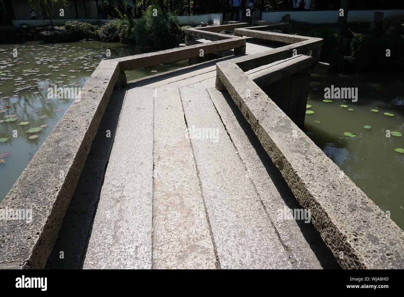 Floating footbridge hi-res stock photography and images - Alamy