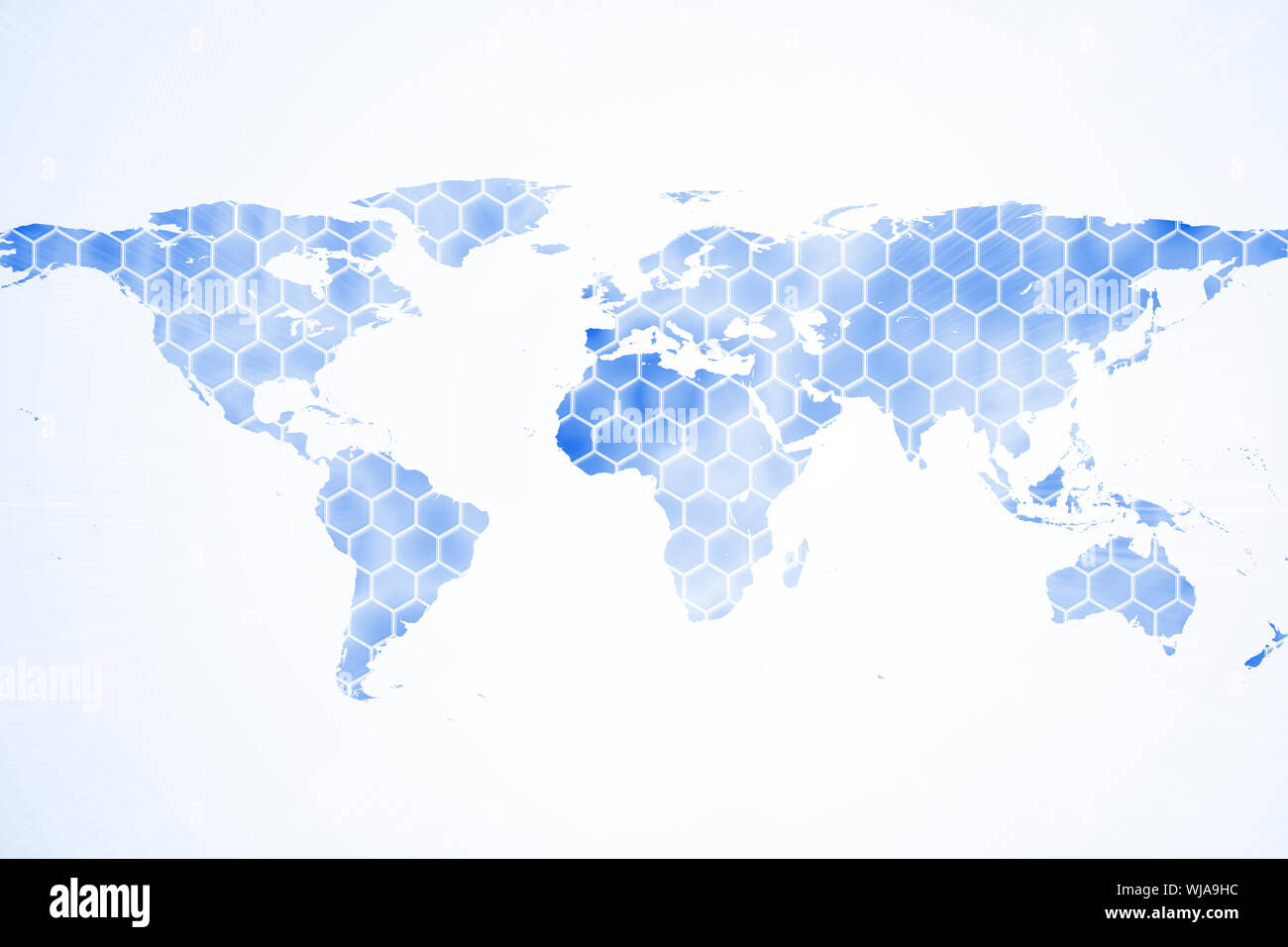 Digitally generated background with world map Stock Photo - Alamy