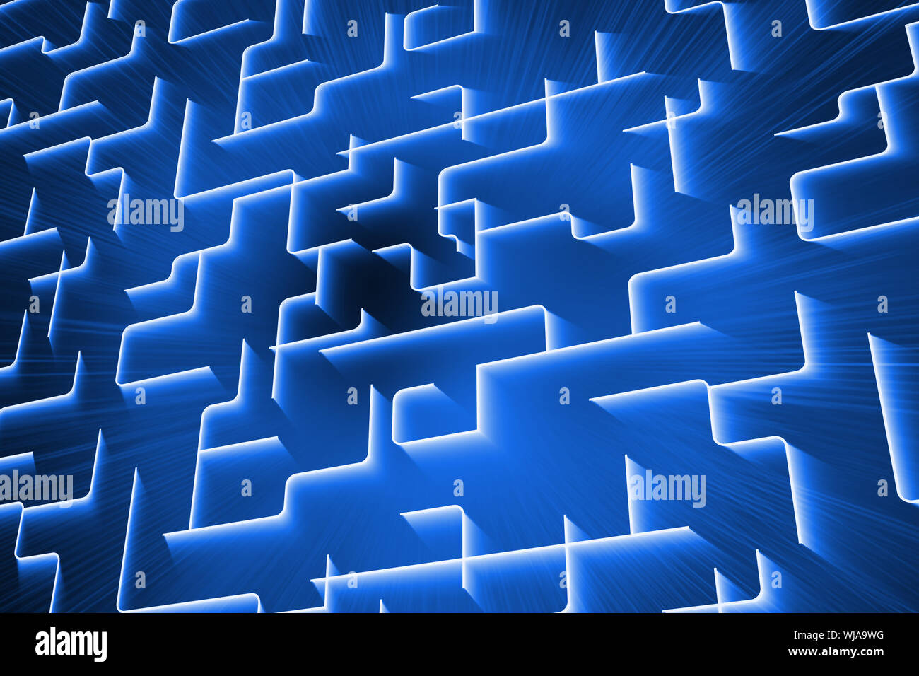 Digitally generated futuristic glowing pattern Stock Photo - Alamy