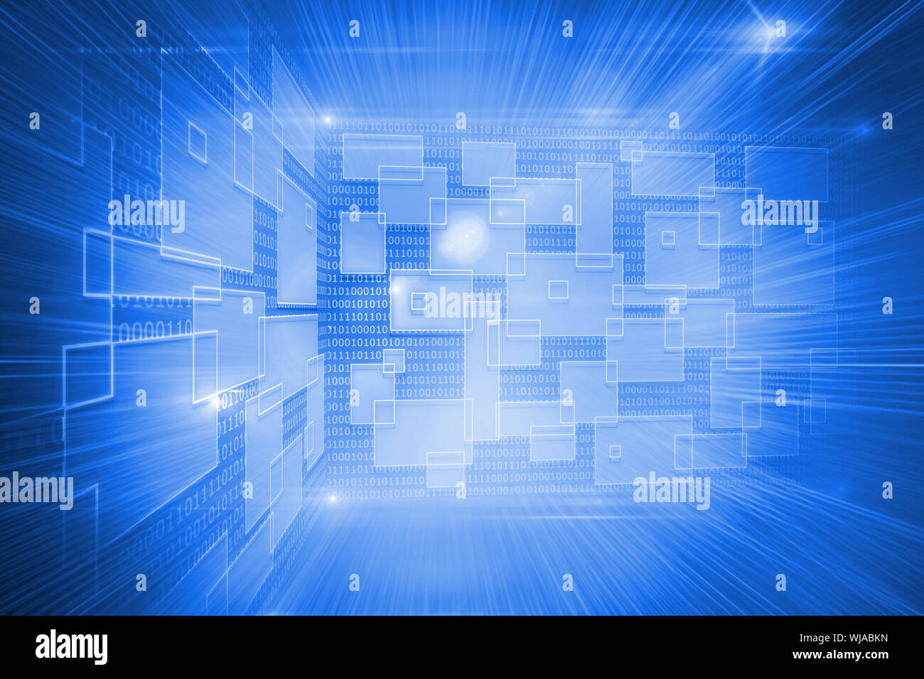 Digitally generated shiny technological background Stock Photo - Alamy