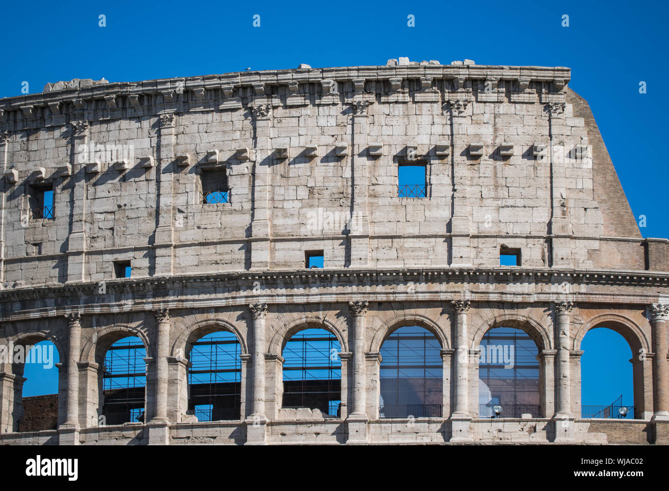 Close up view of Colosseum, Rome, Italy Stock Photo - Alamy