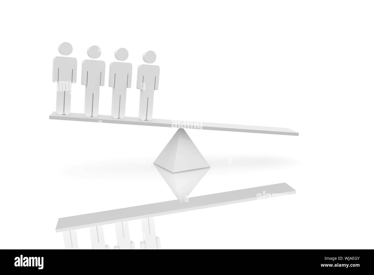 White scales with human figures Stock Photo - Alamy