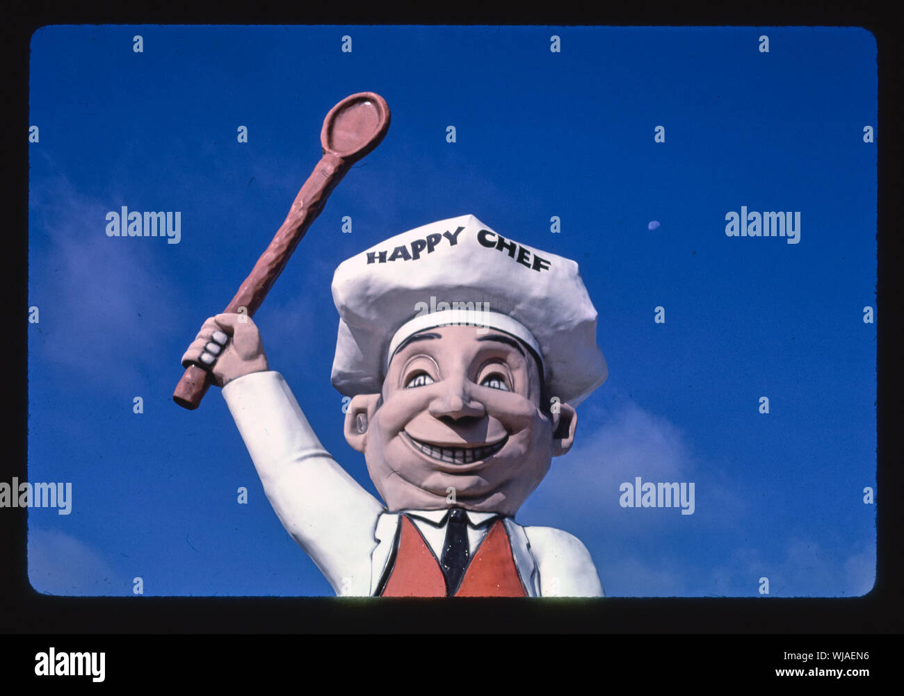 Cherokee iowa happy chef sign hi-res stock photography and images - Alamy
