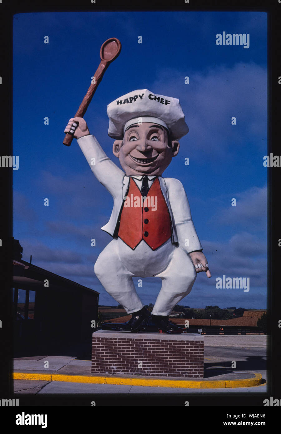 Cherokee iowa happy chef sign hi-res stock photography and images - Alamy