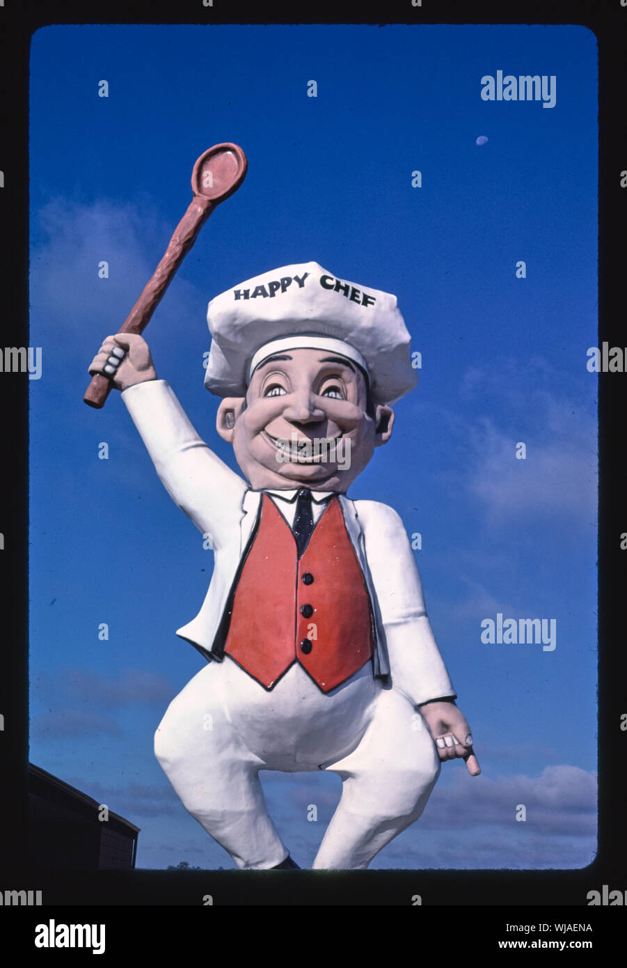 Happy Chef sign, Cherokee, Iowa Stock Photo - Alamy