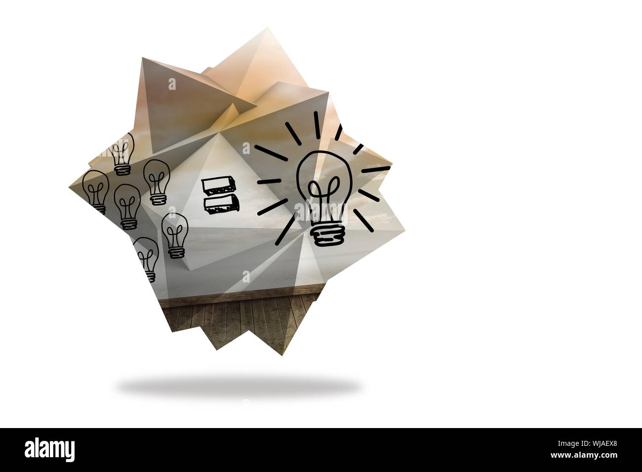 Light bulb equation on abstract screen Stock Photo - Alamy