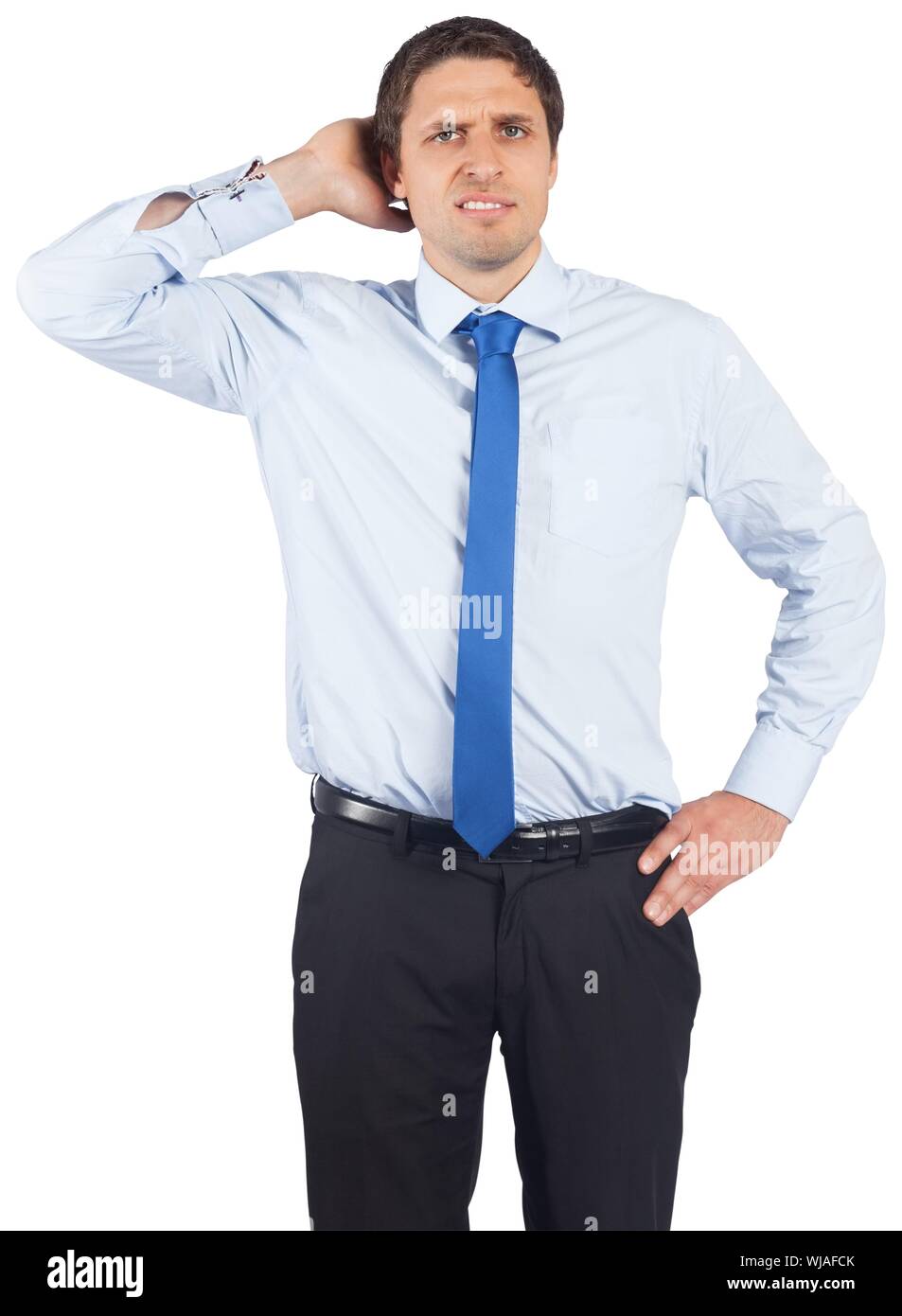 Doubtful businessman hi-res stock photography and images - Alamy