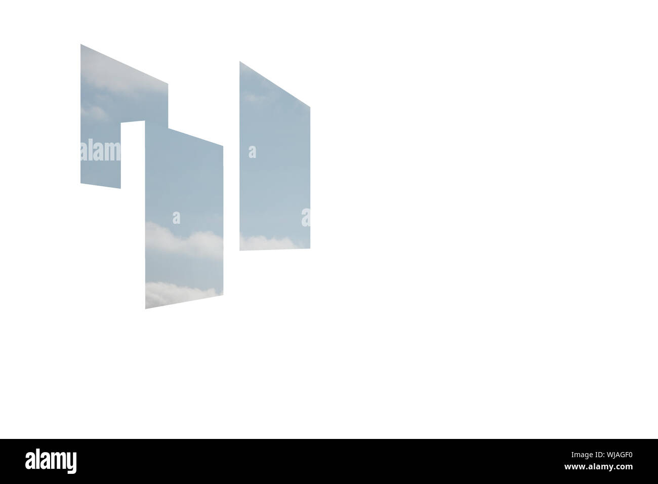 Panes showing sky Stock Photo - Alamy