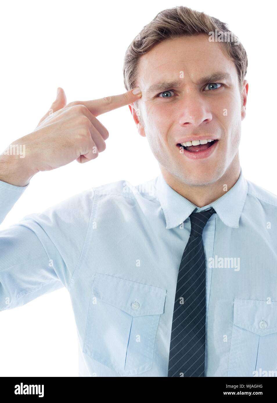 Gun gesture hi-res stock photography and images - Alamy