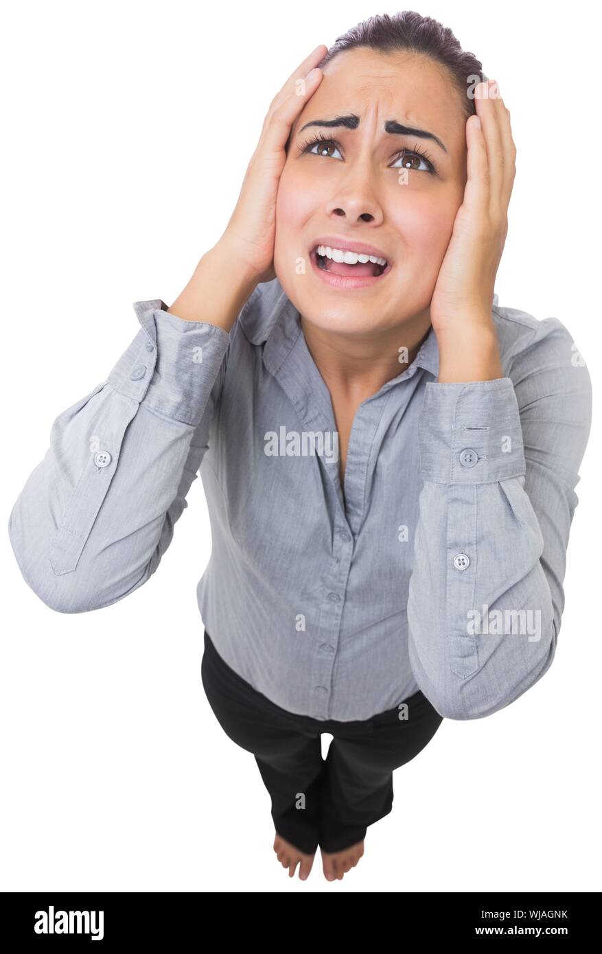 Woman desperate Cut Out Stock Images & Pictures - Alamy