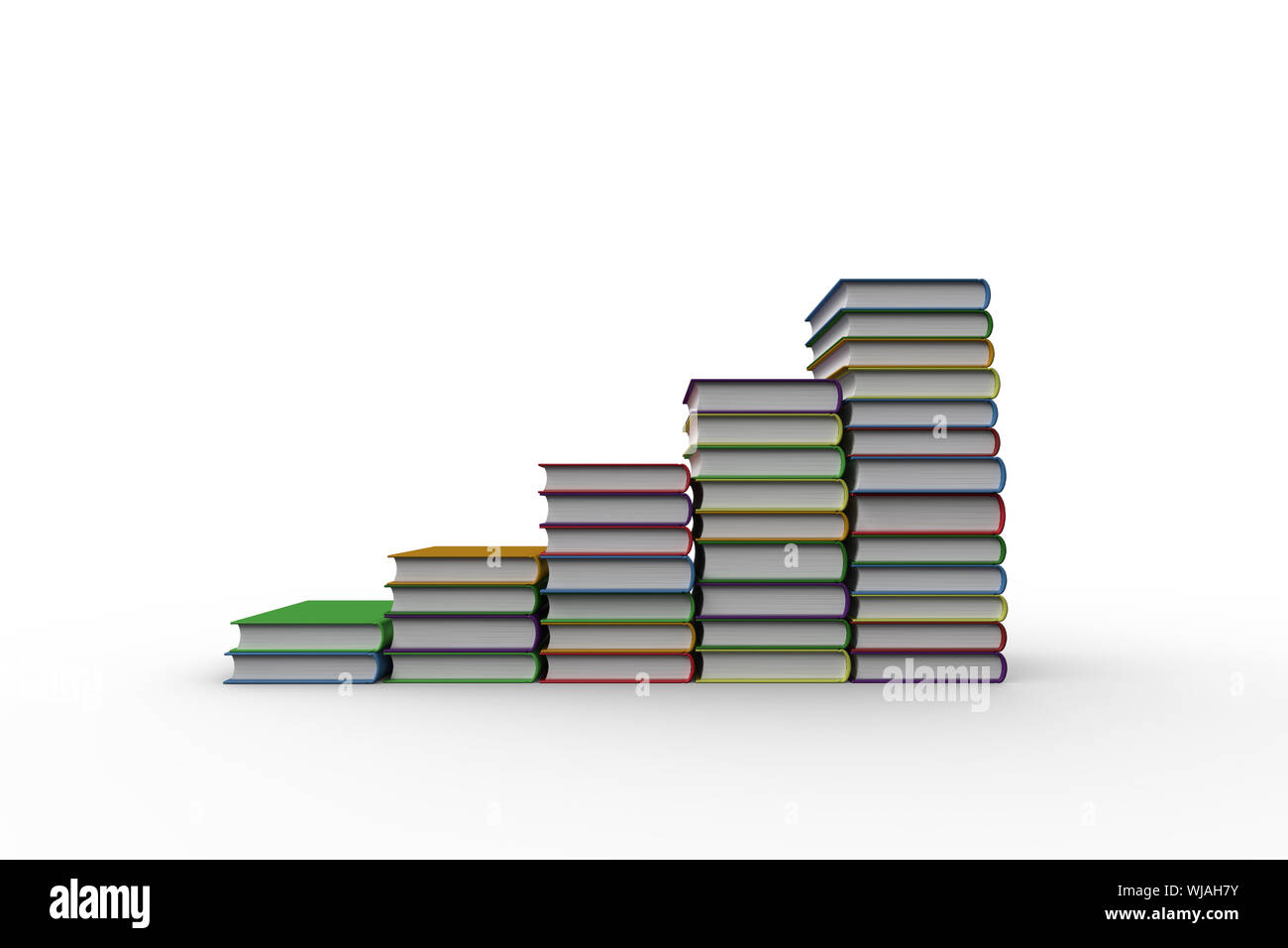 Steps made from books hi-res stock photography and images - Alamy