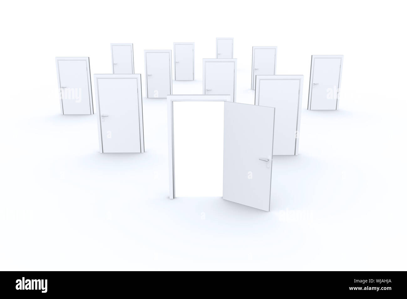 Many doors hi-res stock photography and images - Alamy