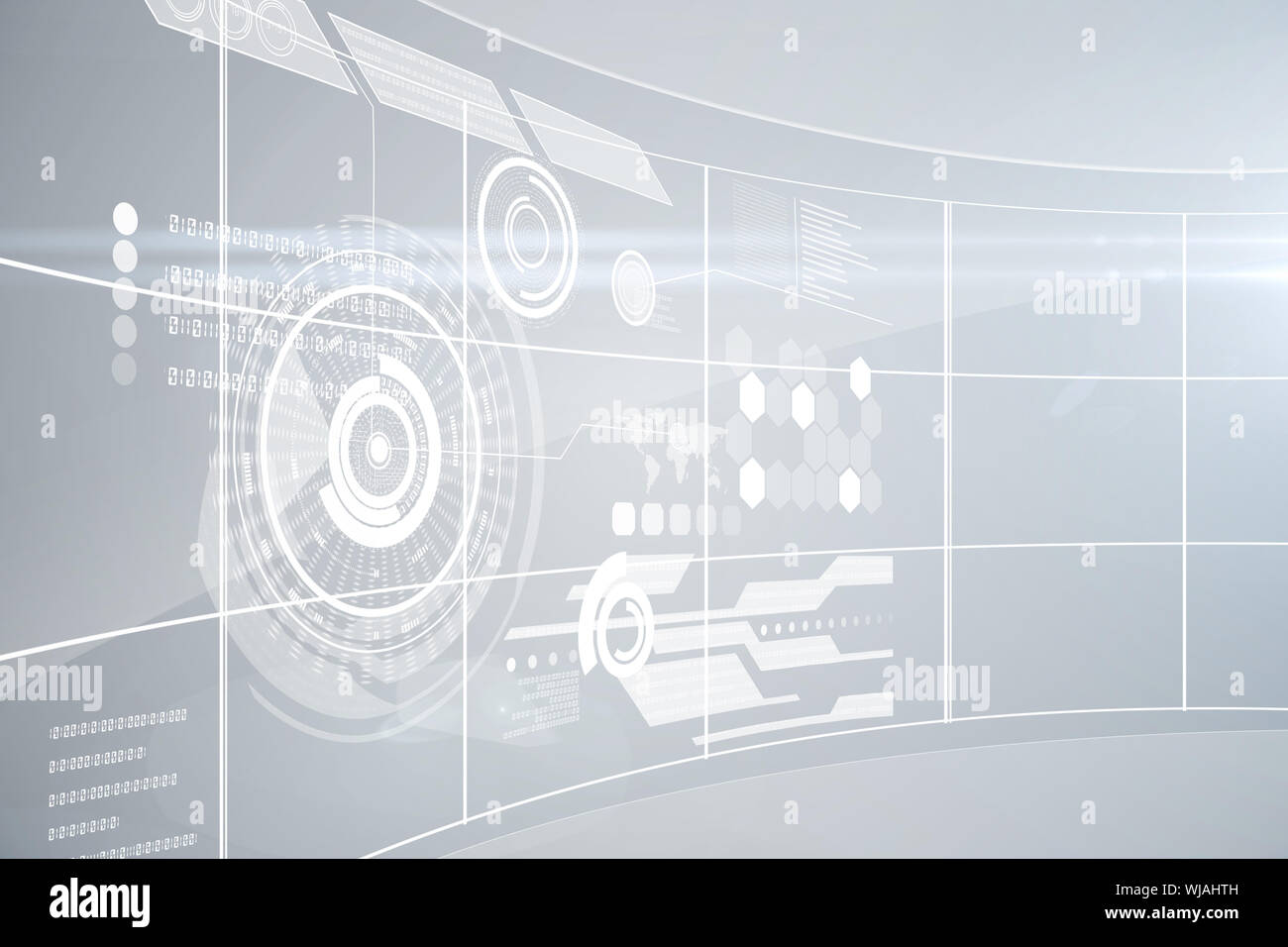 Futuristic technology interface Stock Photo - Alamy
