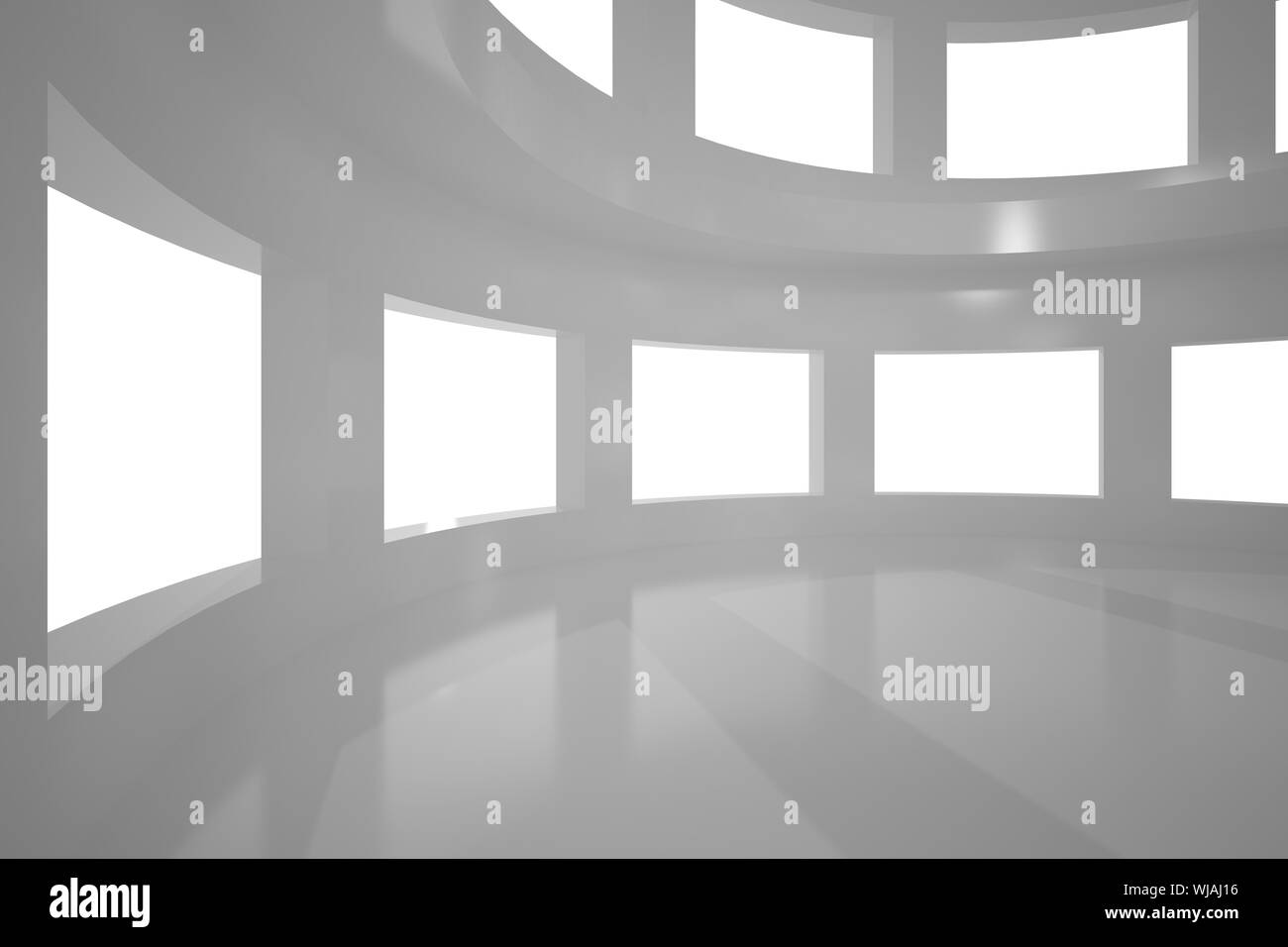 Bright room with windows Stock Photo - Alamy