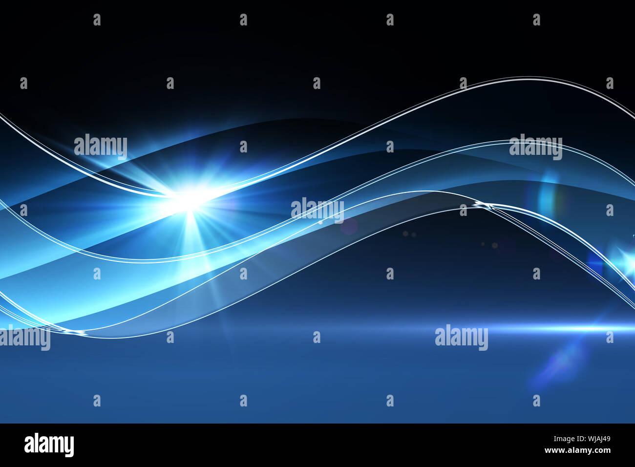 Blue technology background Stock Photo - Alamy