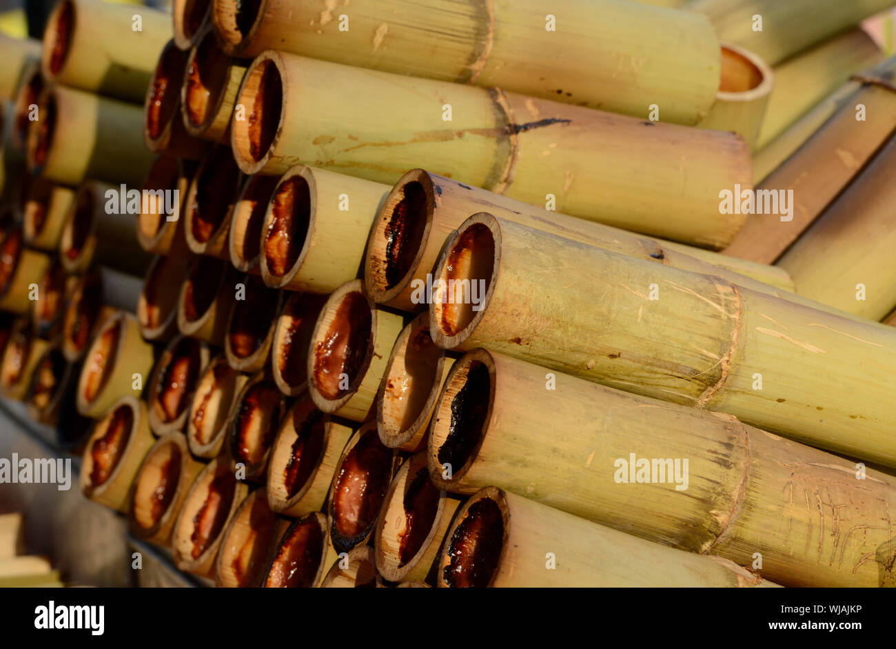 Bamboo tubes hi-res stock photography and images - Alamy