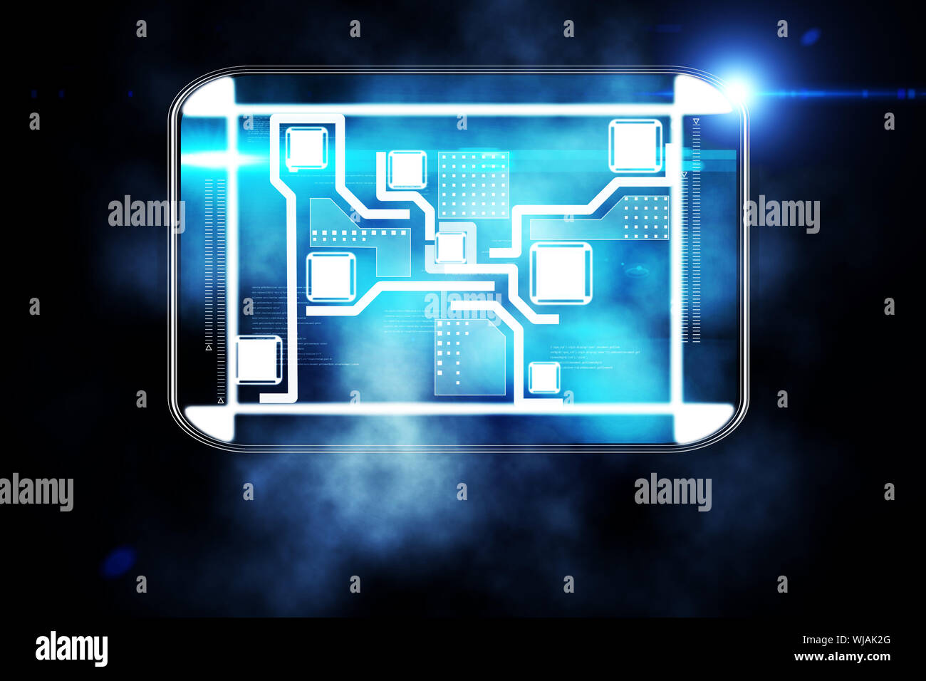 Abstract technology interface Stock Photo - Alamy