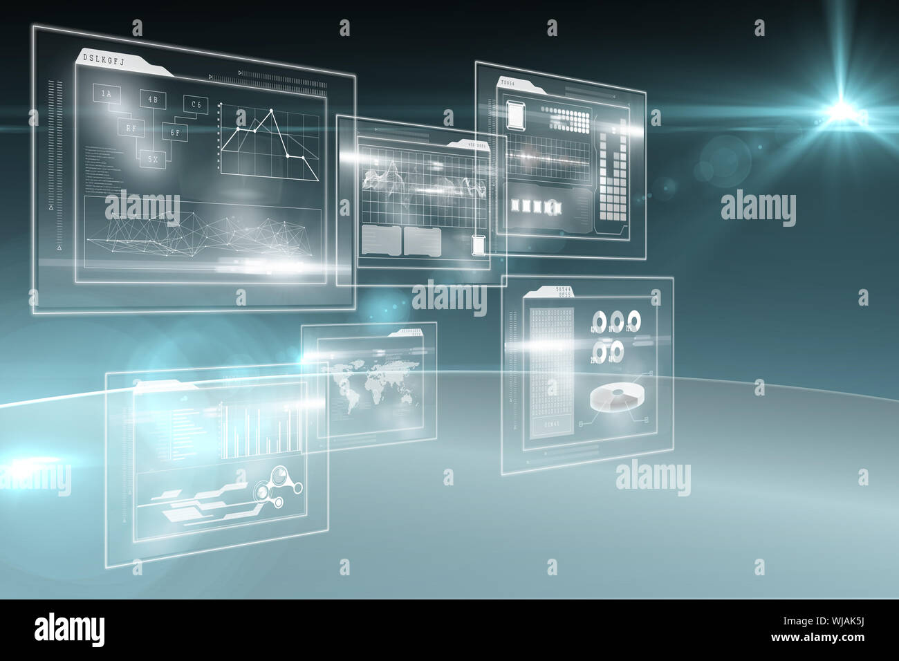 Digital interface graph hi-res stock photography and images - Alamy