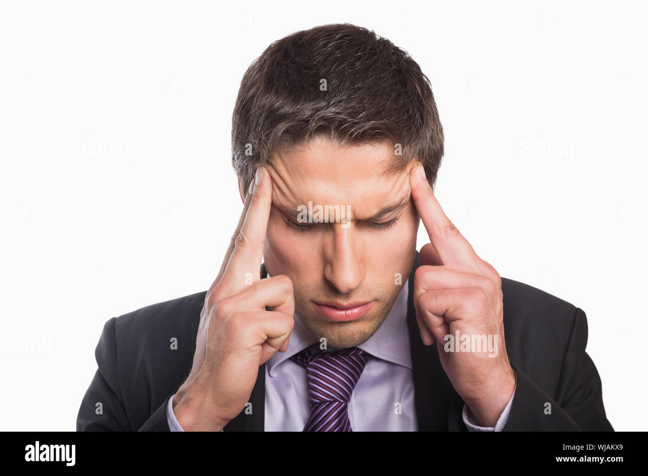 Tensed man hi-res stock photography and images - Alamy