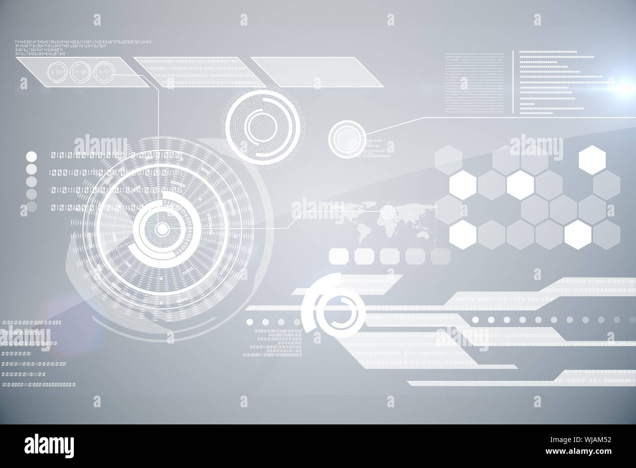 Futuristic technology interface Stock Photo - Alamy