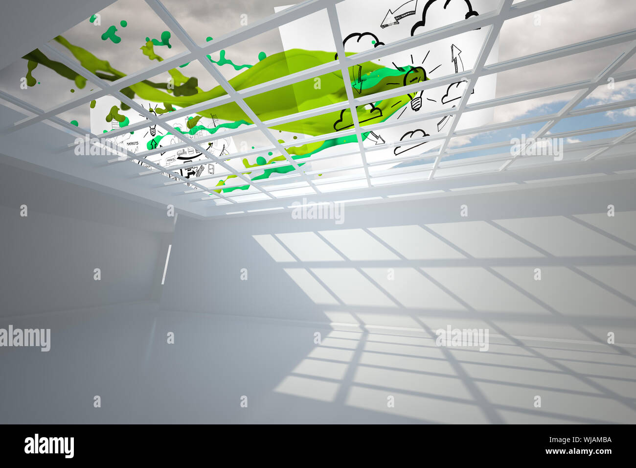 Papers flying wind hi-res stock photography and images - Alamy