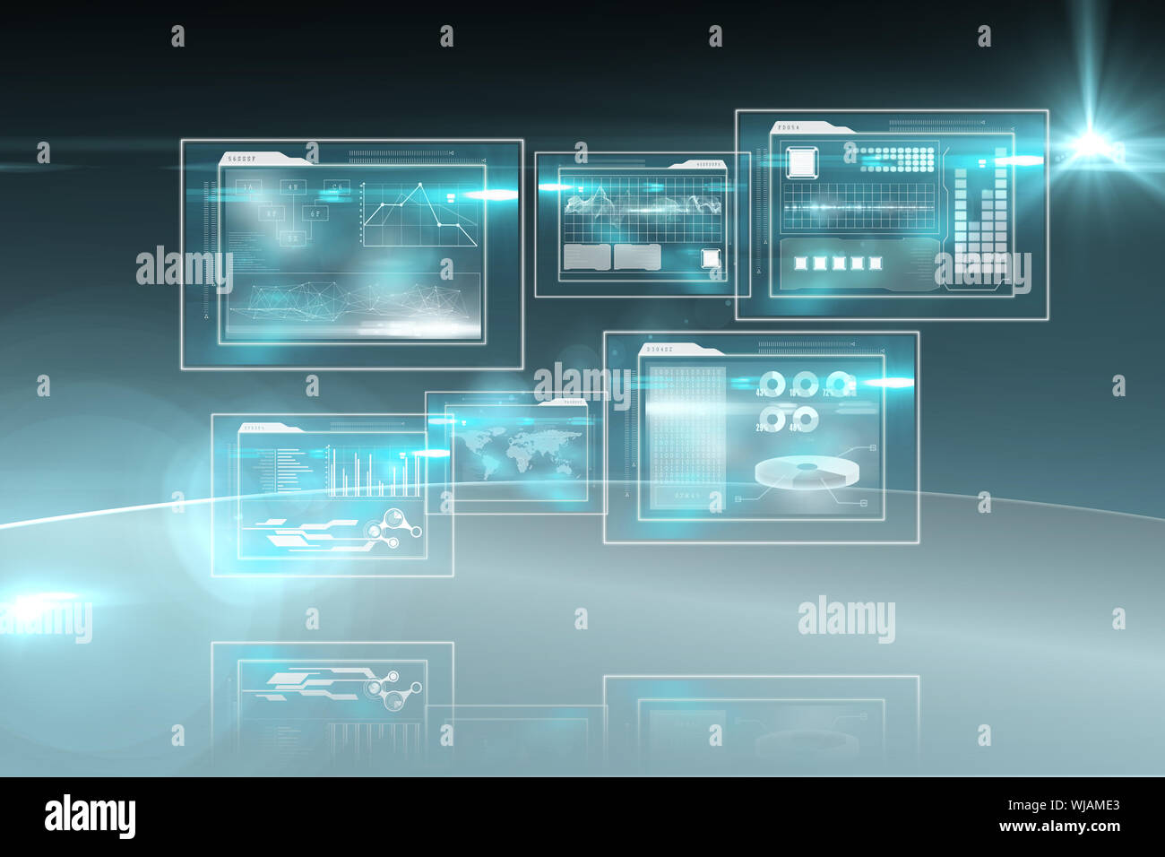 Digital interface graph hi-res stock photography and images - Alamy
