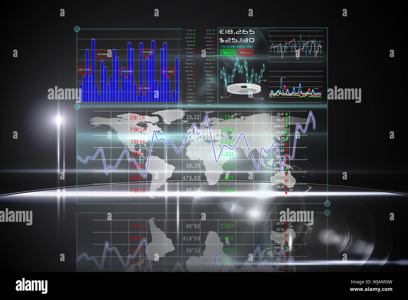 Digital global interface hi-res stock photography and images - Alamy