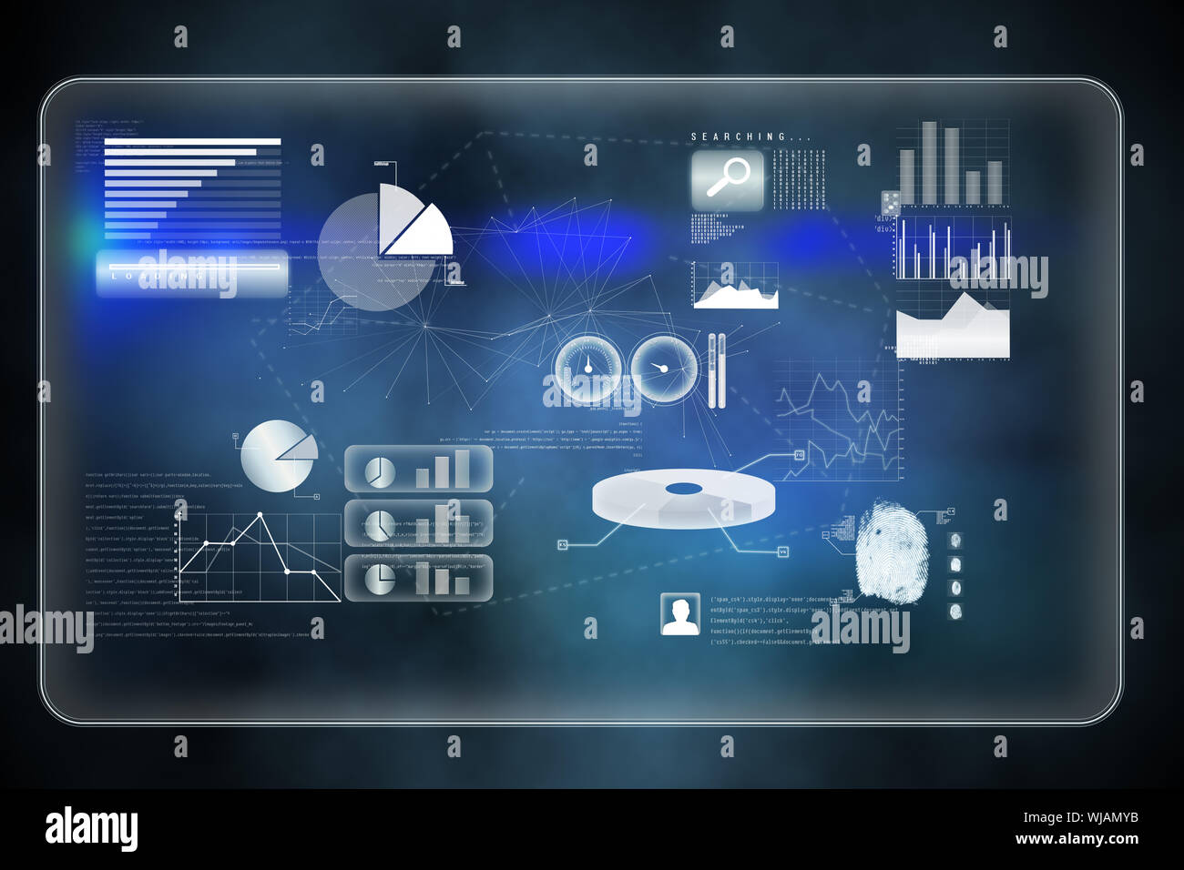 Futuristic technology interface Stock Photo - Alamy